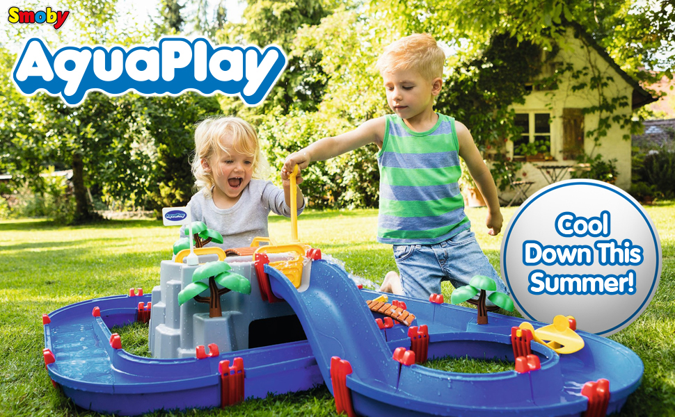 Aquaplay Lock Box, 27-Piece Water Table Playset, Outdoor - Keystone 4