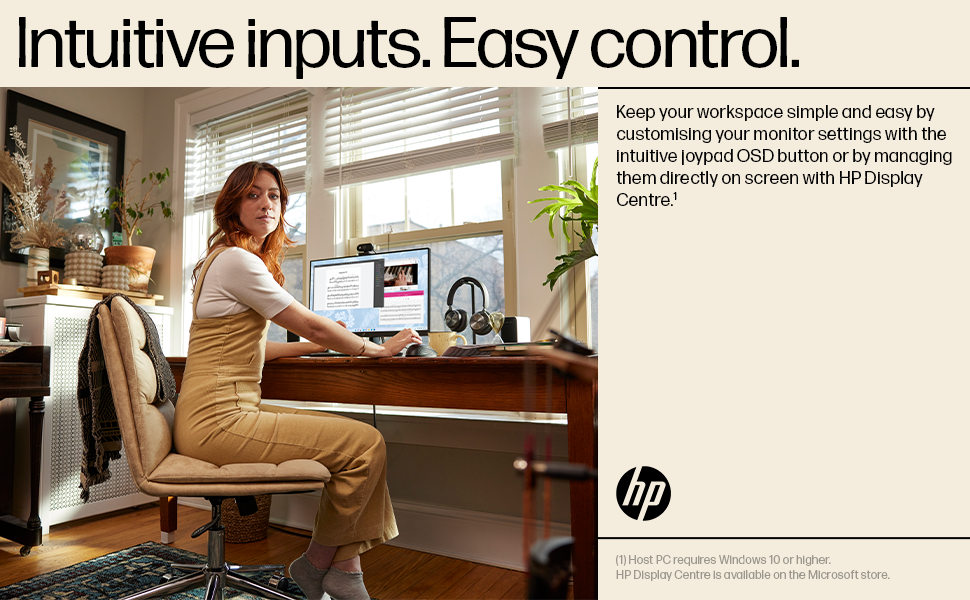 HP 24 Inch FHD Monitor - V24ie G5, Full HD IPS, 75hz Refresh - Keystone 4