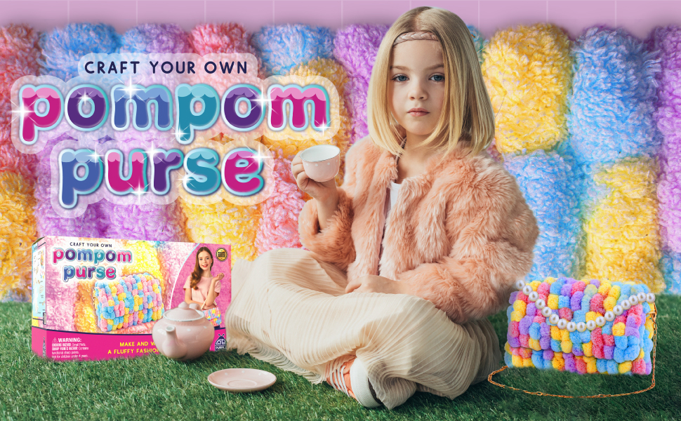 PURPLE LADYBUG DIY Purse Craft Kit - 6 Year Old Girls - Keystone 4