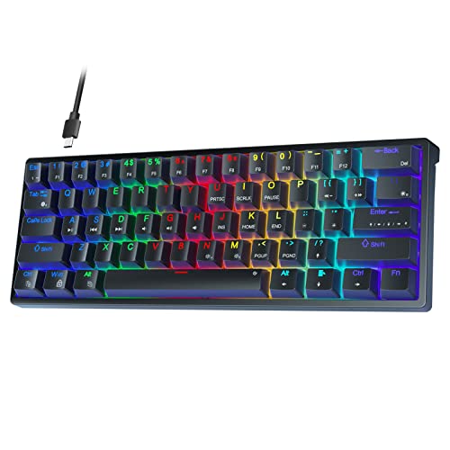 Aula 60 Percent Wired Mechanical Keyboard, Hot Swappable - Keystone 4