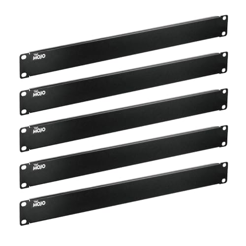 Tecmojo 1U Blank Panel,Rack Mount Plate for 19inch Server - Keystone 4