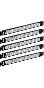 Tecmojo 1U Blank Panel,Rack Mount Plate for 19inch Server - Keystone 4