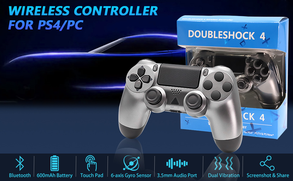 Wireless Controller for PS-4, Controller Wireless - Keystone 4