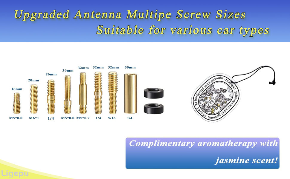 Antenna Compatible with Dodge RAM & Ford F150 F250 F350 - Keystone 4