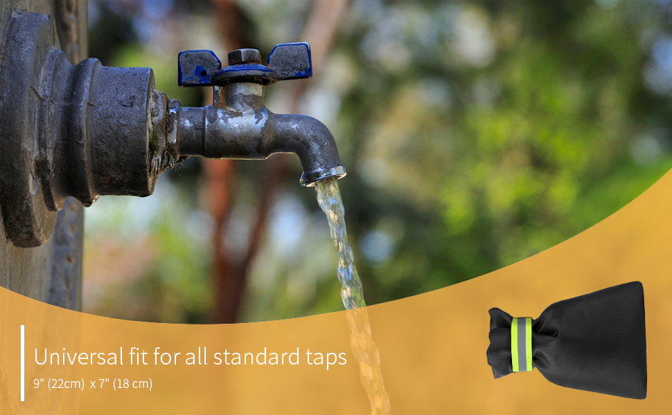 BEEWAY Outdoor Tap Cover for Winter, Large Outside Tap Cover - Keystone 4