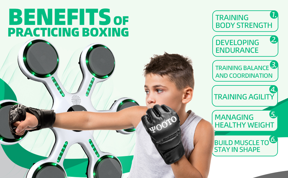 OOTO Smart Music Boxing Machine, One Punch Boxing Machine - Keystone 4