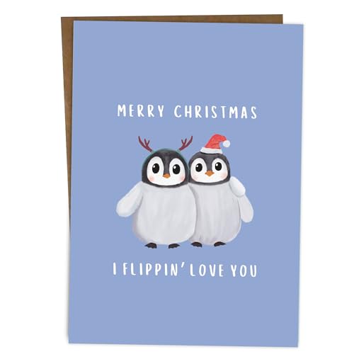 BYANIKA Merry Christmas Card For Best Friend Boyfriend - Keystone 4