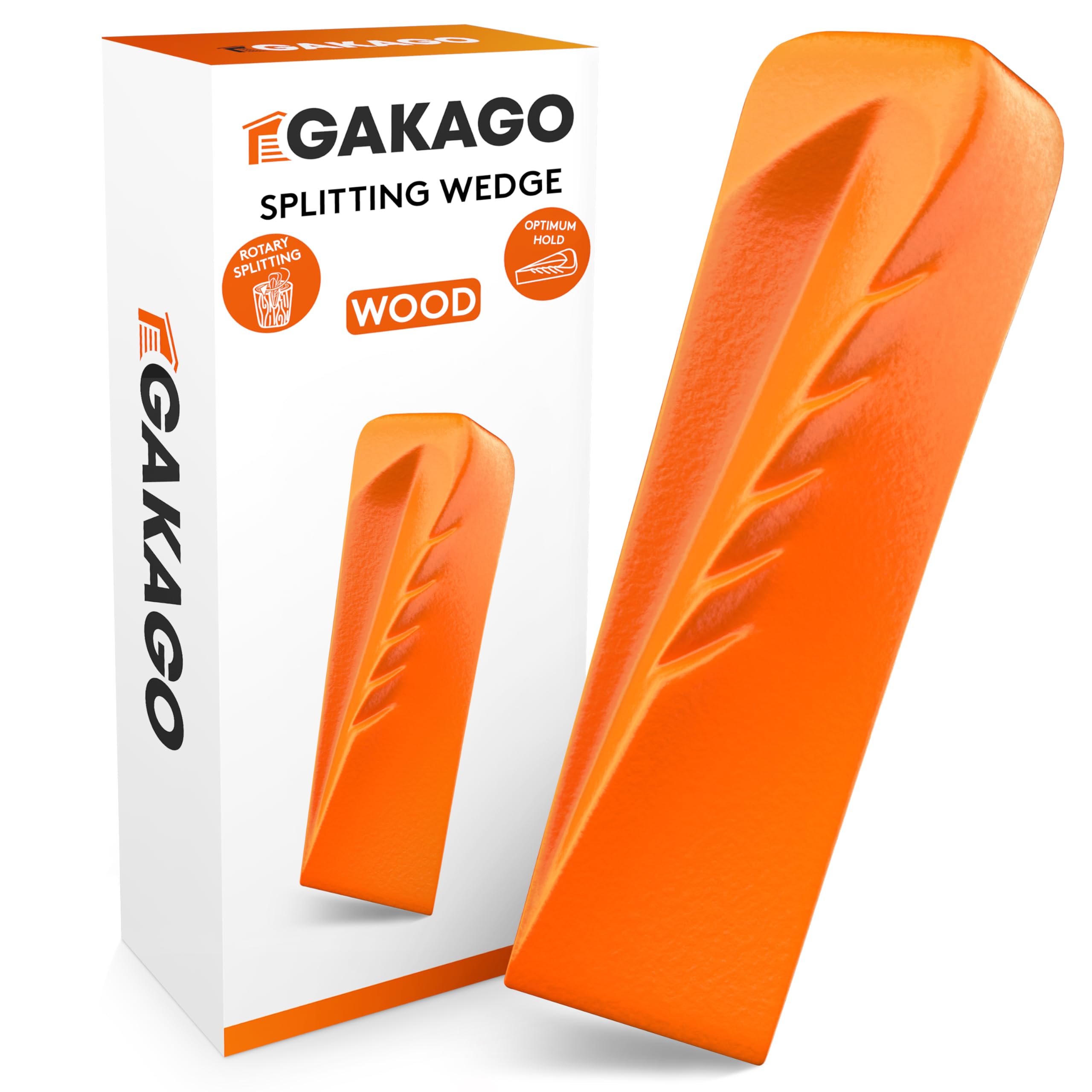 Gakago Splitting wedge for wood - Powerful rotary splitting - Keystone 4
