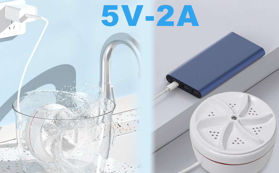 Mini portable USB Washing Machine | Sink Washing Machine - Keystone 4