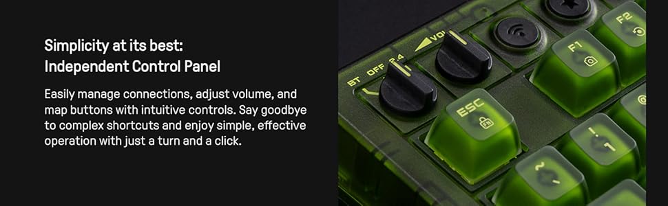 8BitDo Retro 87 Mechanical Keyboard with RGB Backlight - Keystone 4