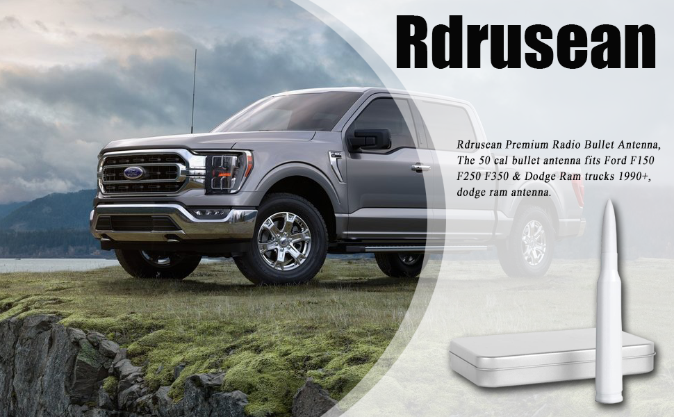 Antenna Compatible with Dodge RAM & Ford F150 F250 F350 - Keystone 4
